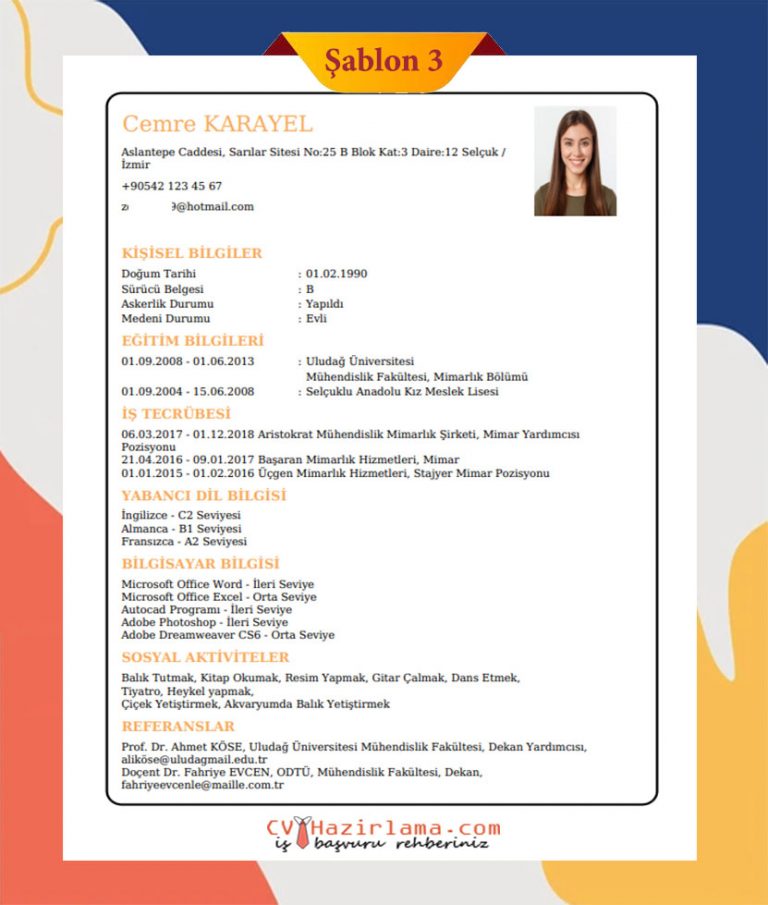 3 Adımda Online CV Hazırla ve Ücretsiz İndir | CV Hazırlama